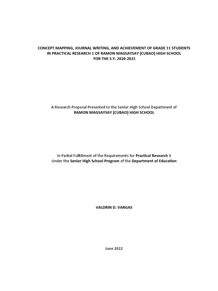 Q4W4-Research Manuscript Outline and Guidelines For Research Proposal ...