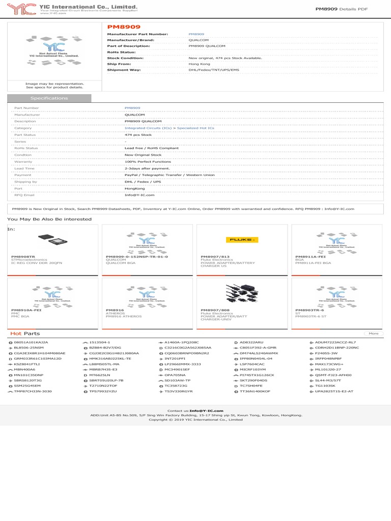 PM8909 | PDF | Electronics