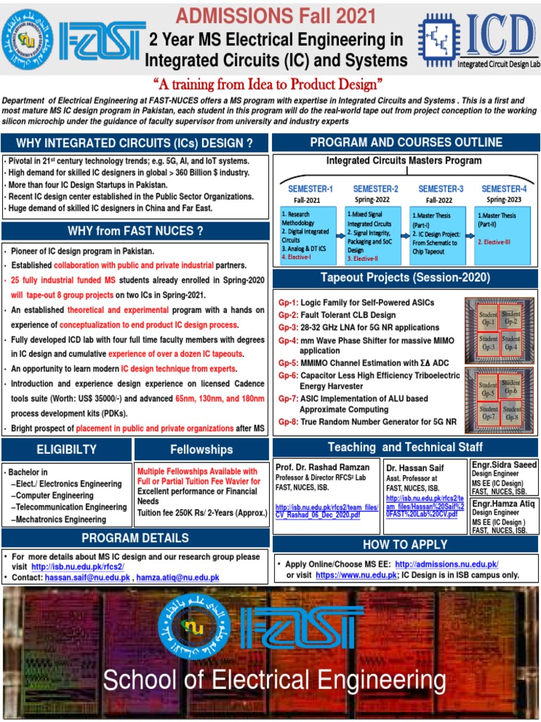 FAST - MS - ICD - Brochure - Fall - 2021 | PDF | Integrated Circuit | Mixed Signal Integrated ...