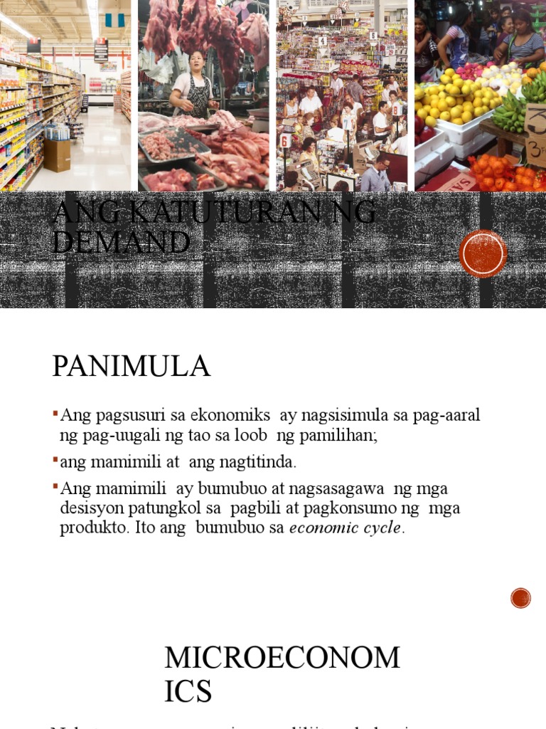 Ang Katuturan NG Demand | PDF