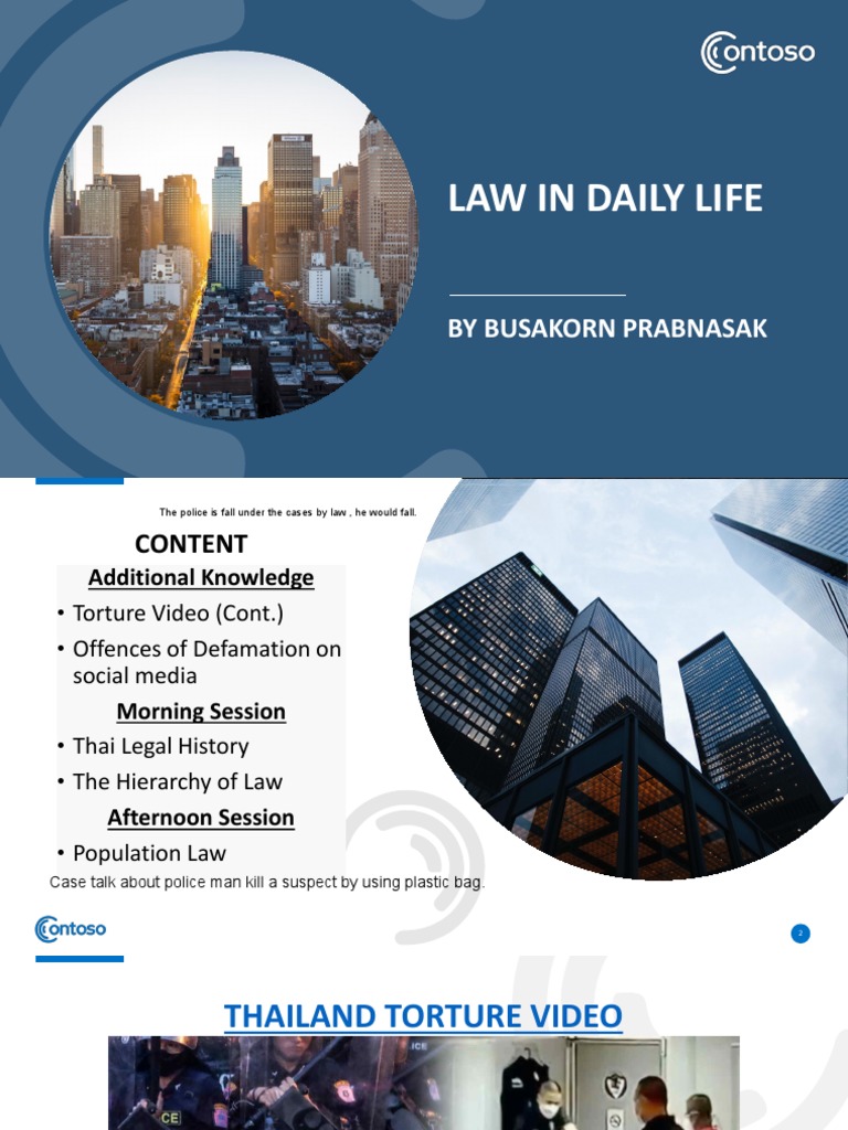 Law in Daily Life 2 | PDF | Thailand | Common Law