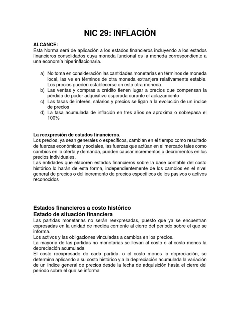 Nic 29 | PDF | Inflación | Moneda