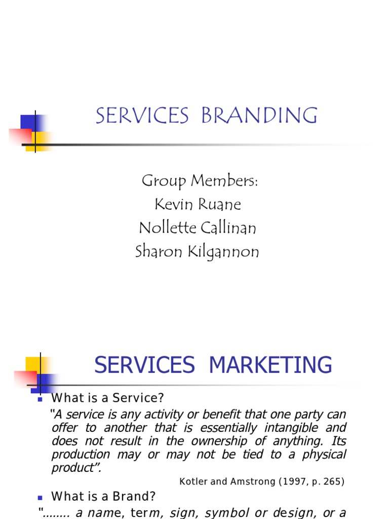 Services Branding | PDF | Career & Growth | Business
