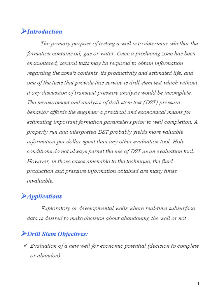 Drill Stem Test 2 | PDF | Petroleum Reservoir | Pressure