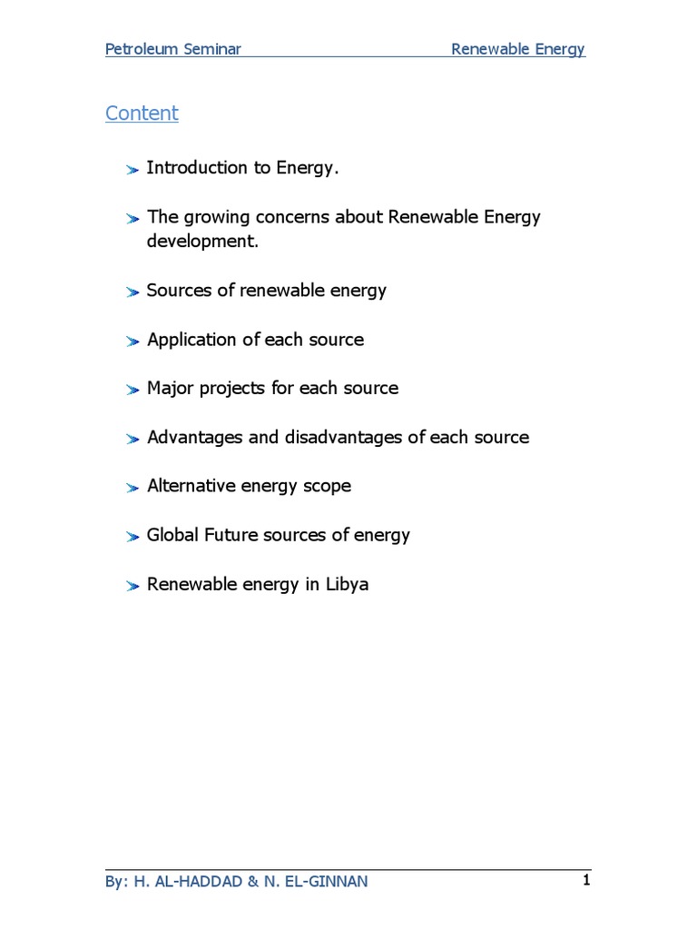 Renewable Energy | PDF | Solar Power | Renewable Energy