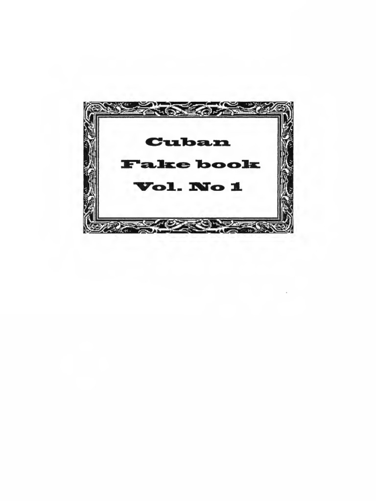 Cuban Fake Book (C Vol. 1) | PDF | Pueblo cubano | Cuba