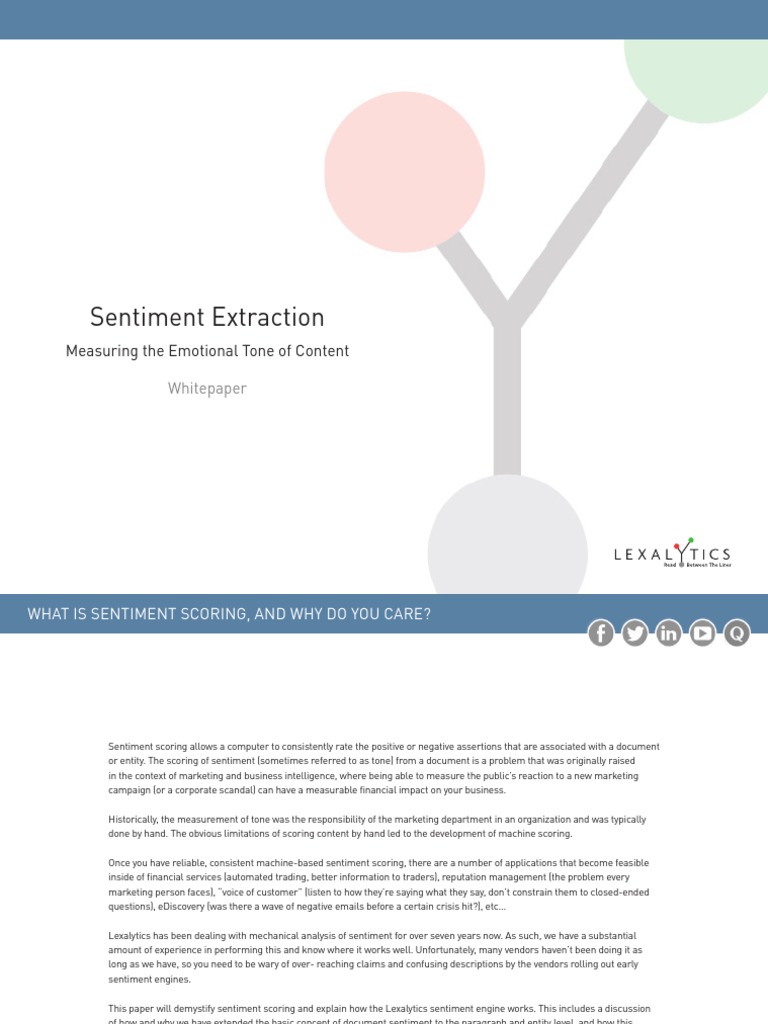 Lexalytics WP Sentiment Extraction | PDF | Part Of Speech | Subject (Grammar)