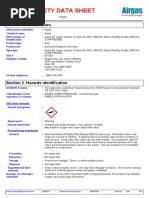 Mapp Gas SDS Sheet | PDF | Personal Protective Equipment | Firefighting