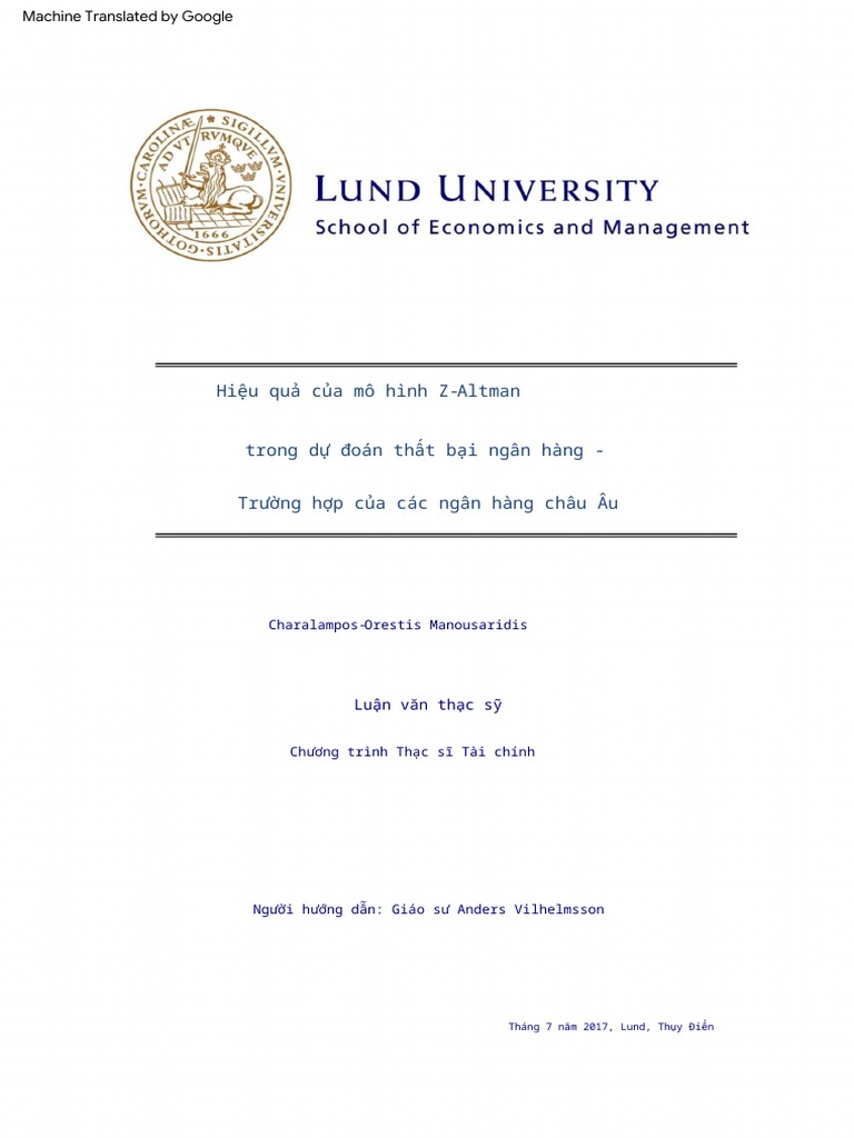 MSC Thesis Charalampos Manousaridis | PDF