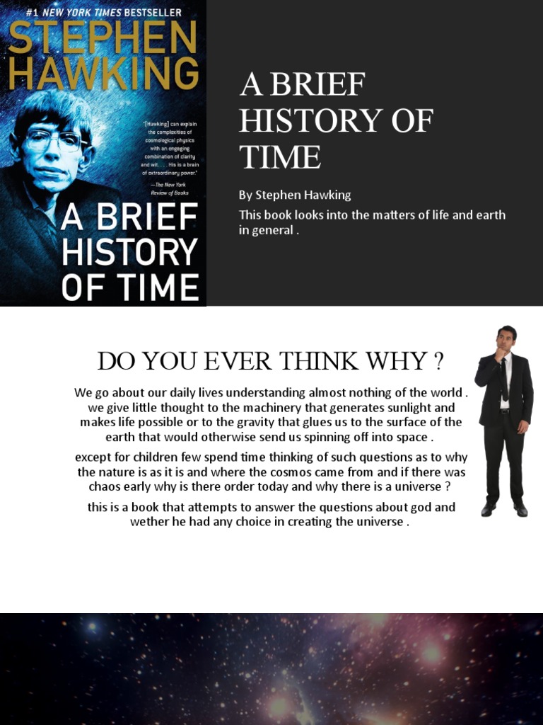 A Brief History of Time 1 | PDF | Elementary Particle | Universe
