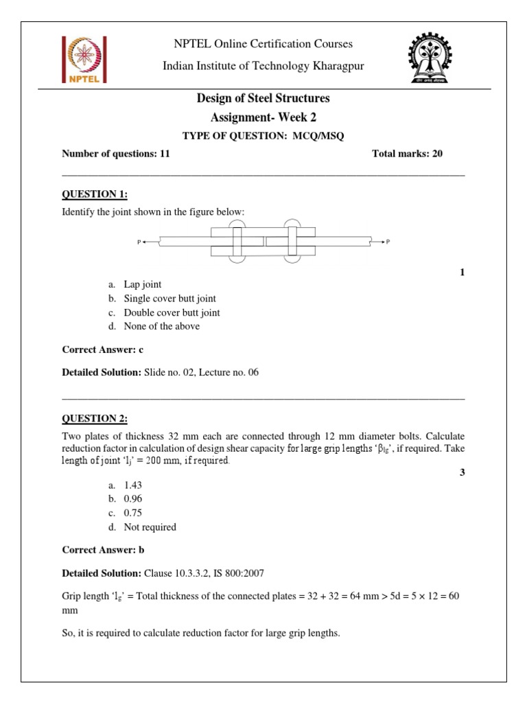 Assignment 2 - Updated | PDF | Screw | Welding
