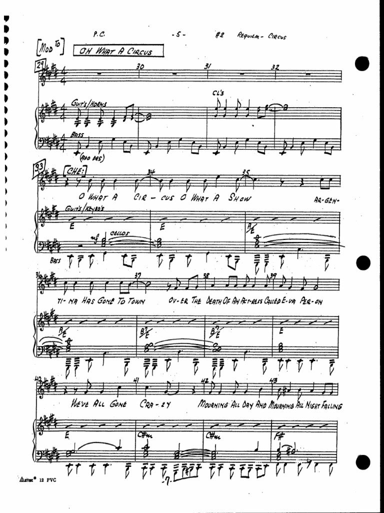 Oh What A Circus | PDF