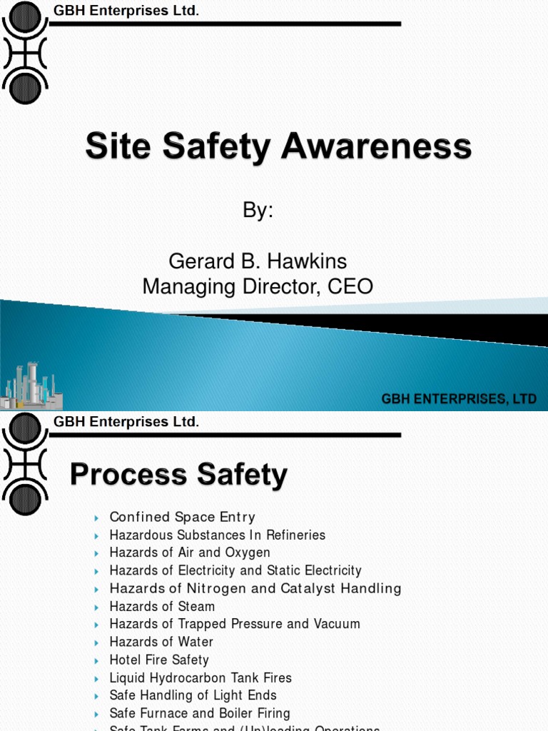 Site Safety Awareness | PDF | Boiler | Leak