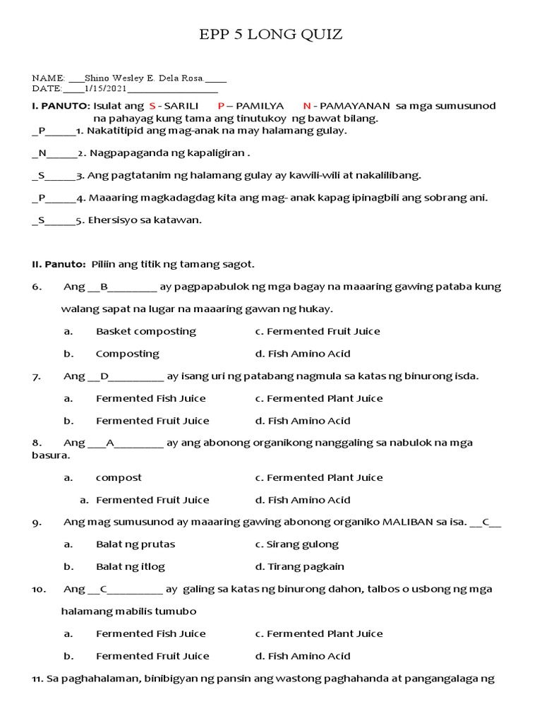 EPP_5_LONG_QUIZ_JAN.13 answered two | PDF