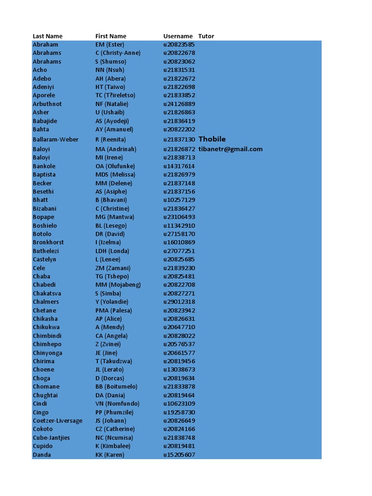 HME 712 Tutor Student Allocation | PDF