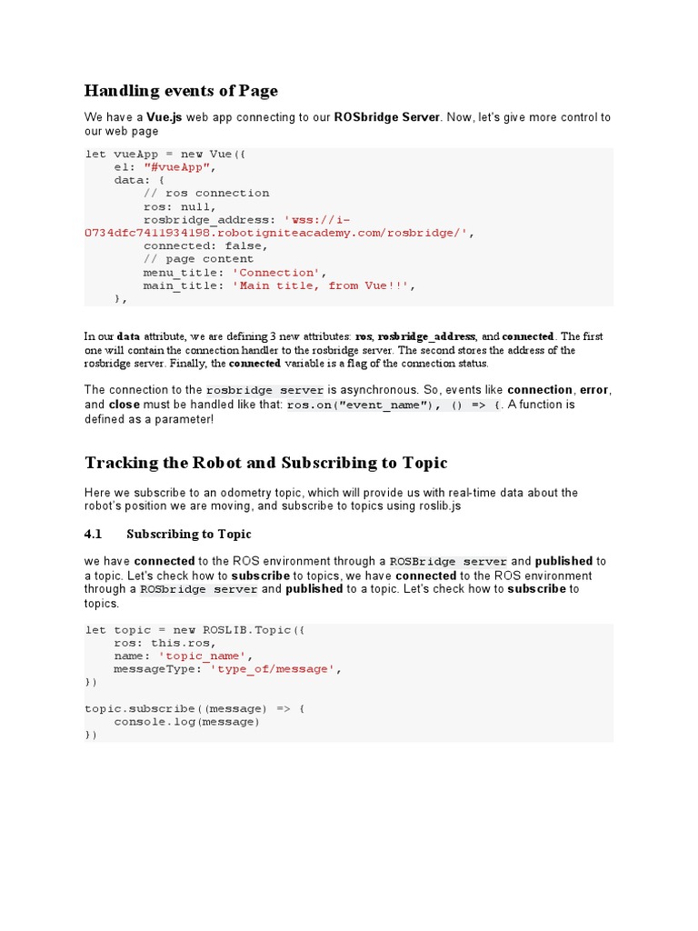 Handling Events of Page: "#Vueapp" | Download Free PDF | World Wide Web ...