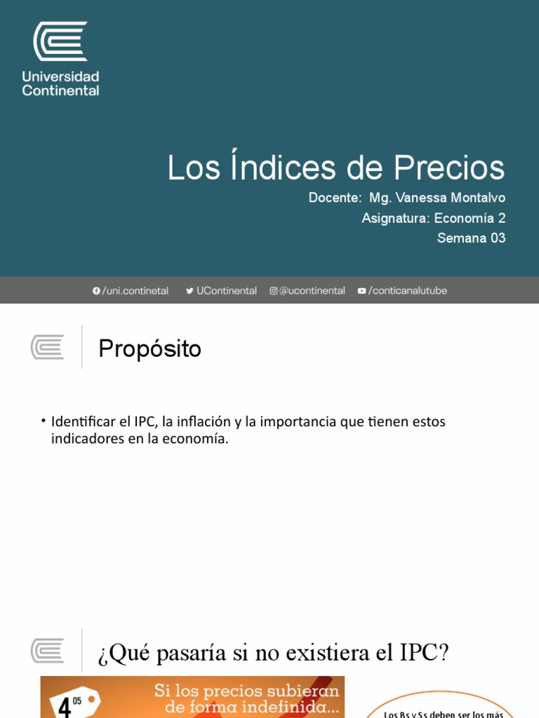 Importancia del IPC y la Inflación | PDF | Índice de precios al ...