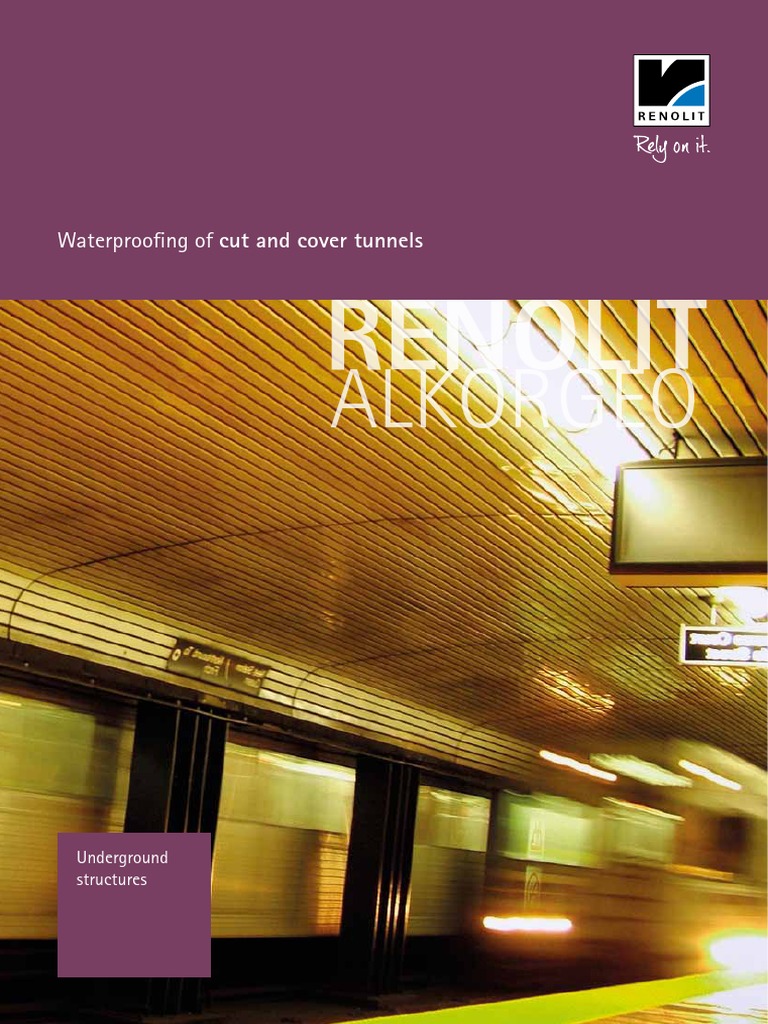 Waterproofing of Cut and Cover Tunnels-V8 | PDF | Construction | Welding