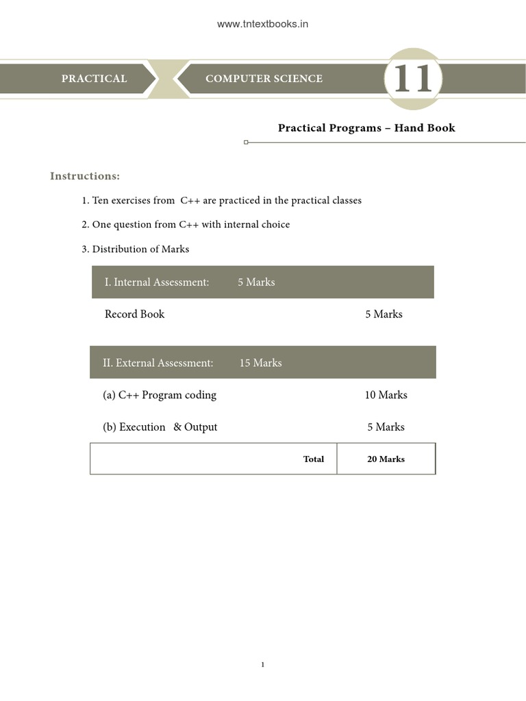 C++ Practical Guide for Students | PDF | C++ | Subroutine