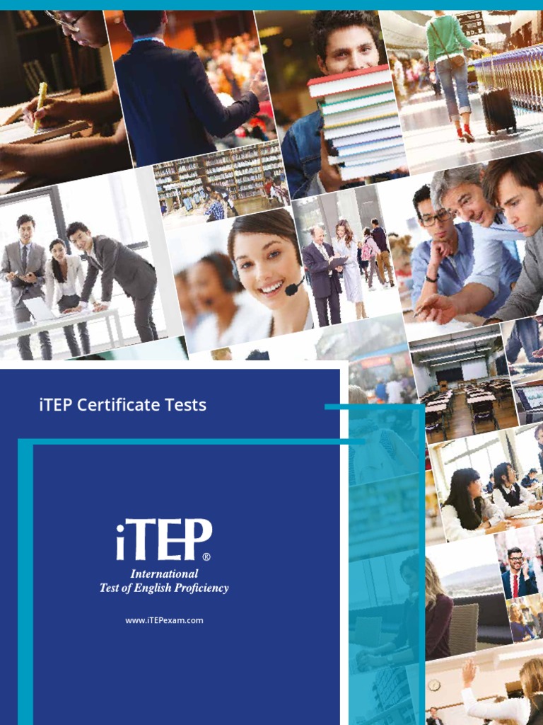 ITEP Certificate Tests Brochure 1 | PDF | Test (Assessment ...
