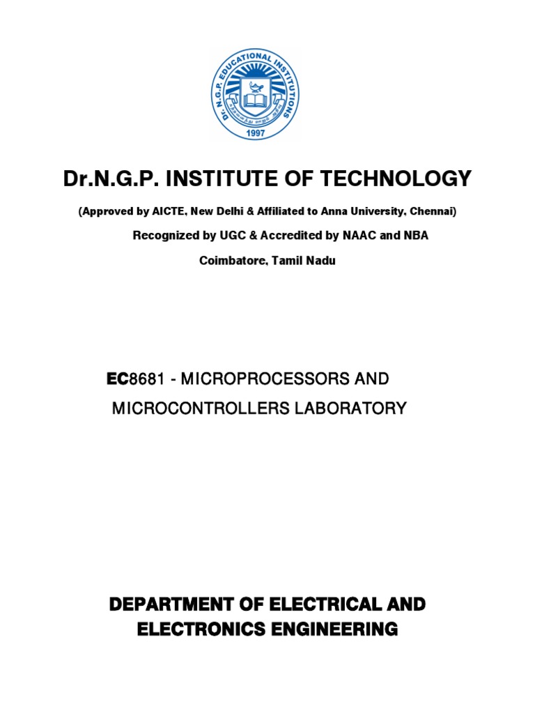 MPMC Lab Manual - Reference | PDF | Assembly Language | Binary Coded ... MPMC Lab Manual - Reference | PDF | Assembly Language | Binary Coded ...