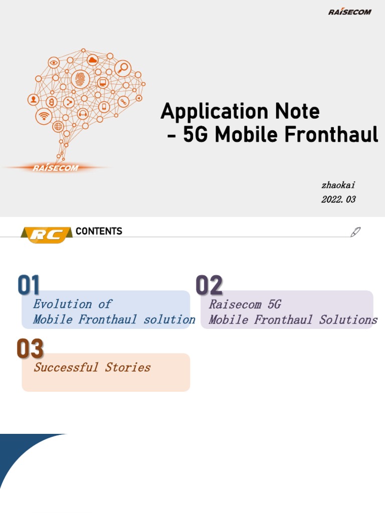 AppNote - OTN-5G-Fronthaul - 2022.Q1.v2.0 External | PDF | Wavelength Division Multiplexing ...
