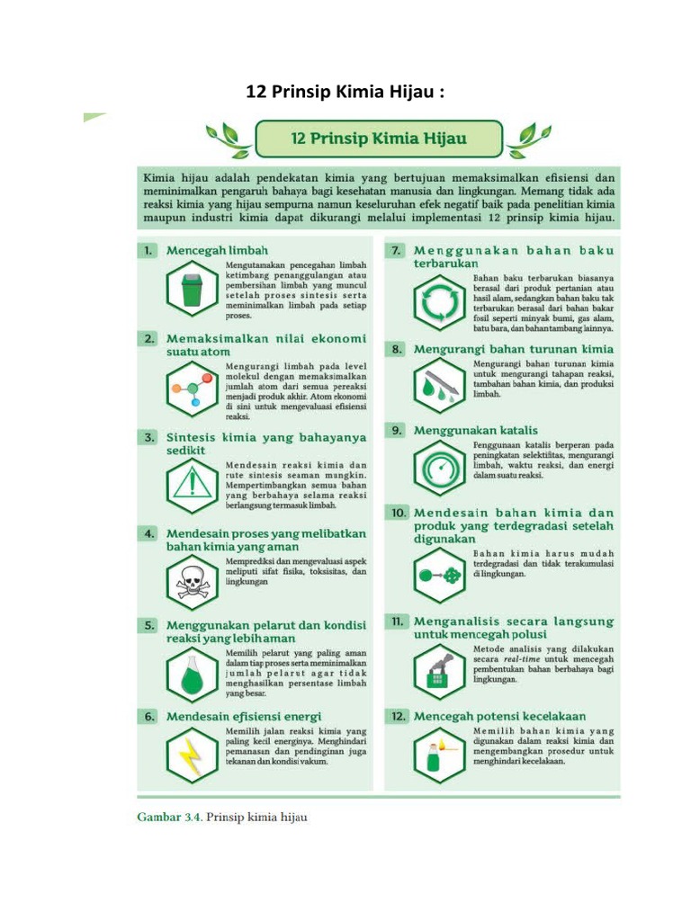 Kelompok 7 Prinsip Kimia Hijau | PDF
