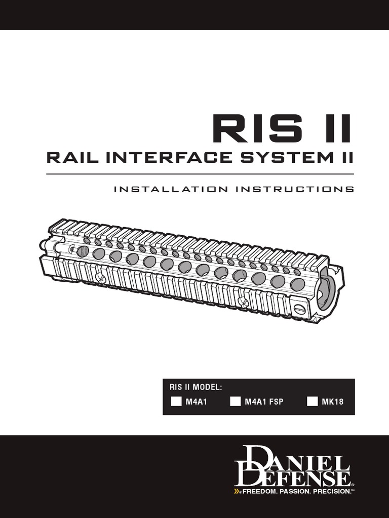 ris_ii_instructions | PDF | Gun Barrel | Screw