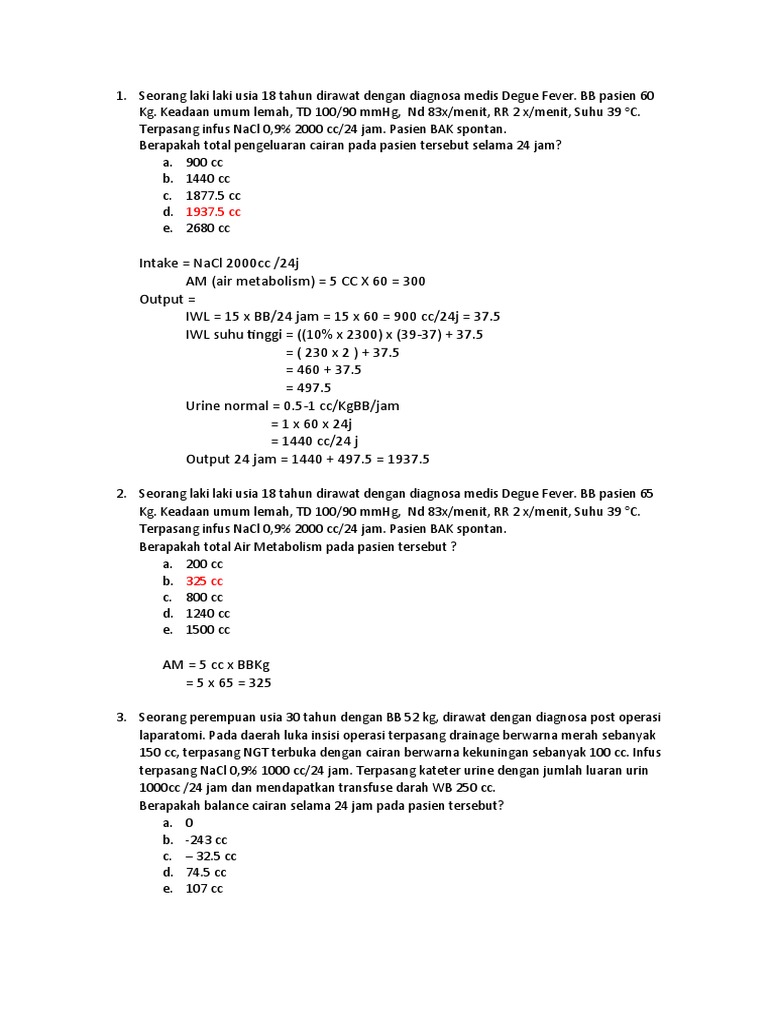 Soal Latihan Buat Peserta Sinergi | PDF