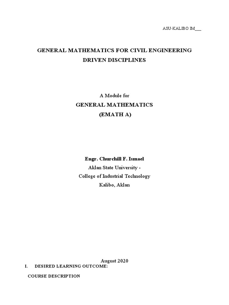 LESSON 1 Introduction of Gen - Math1 | PDF | Numbers | Equations