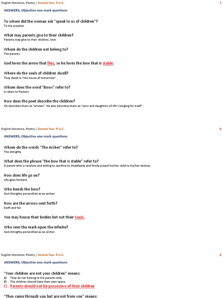 On Children Questions | PDF | Thought | Experience