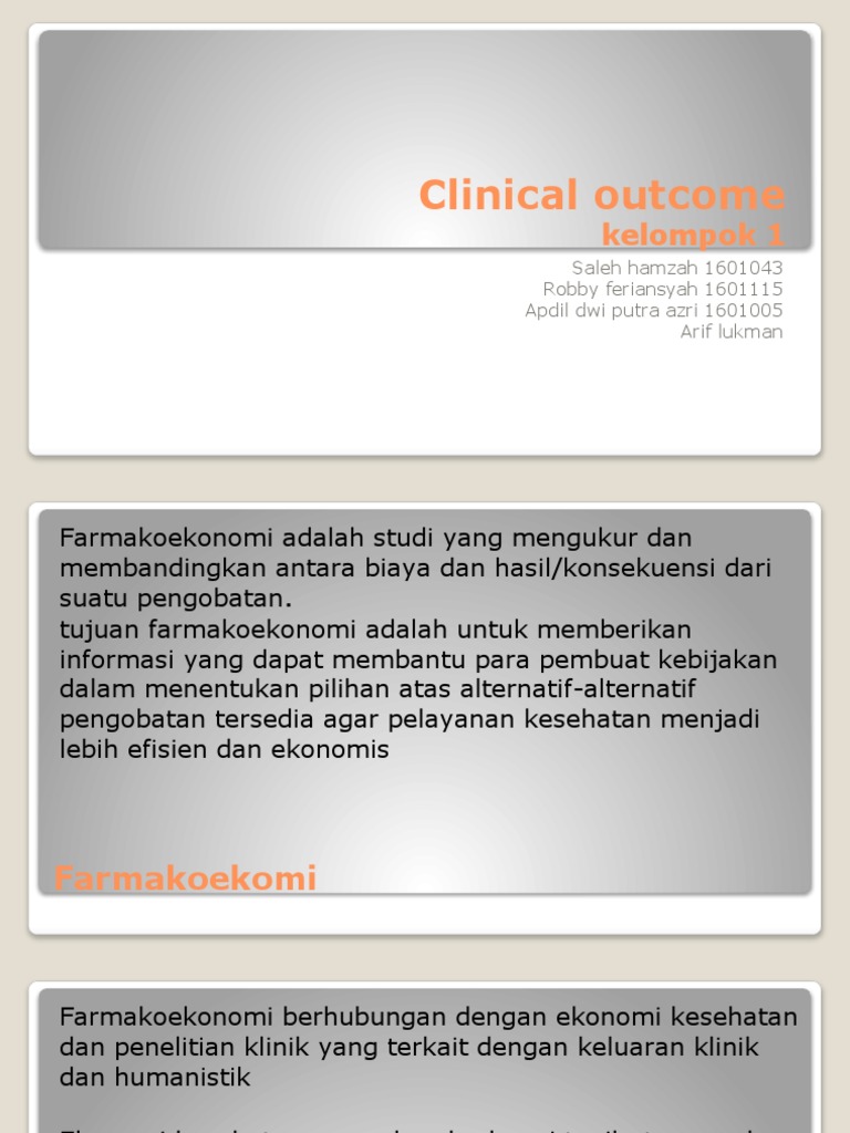 Clinical Outcome | PDF
