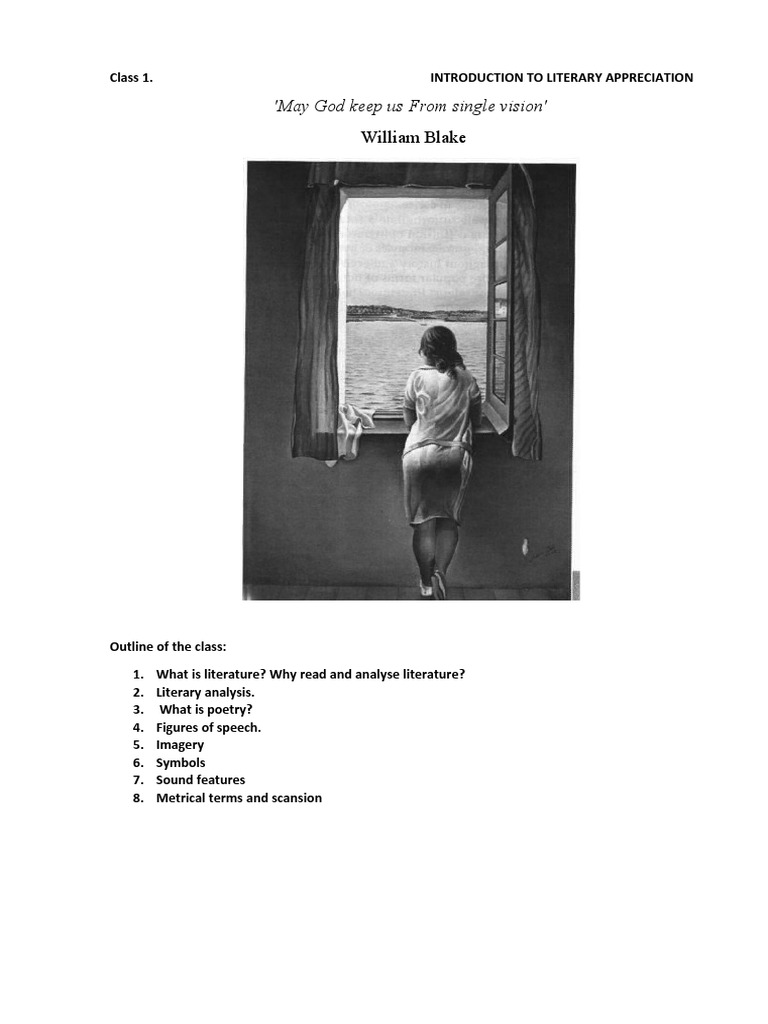 Lecture 1 part 1 | PDF | Metre (Poetry) | Rhyme