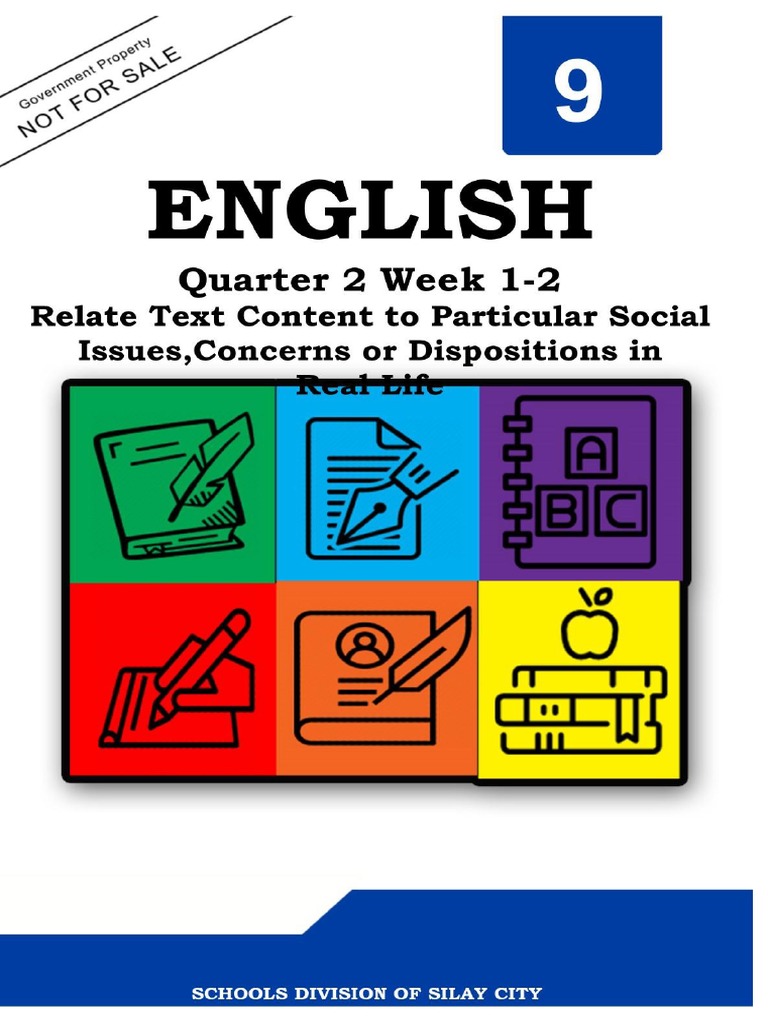 English 9 QTR 2 WK 1-2 | PDF | Learning | Thought