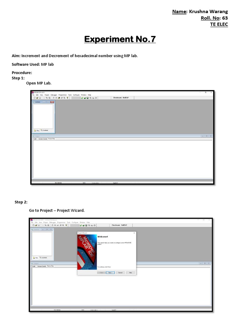 Experiment No-7 - Roll No-63 - Krushna Warang | PDF | Technology & Engineering