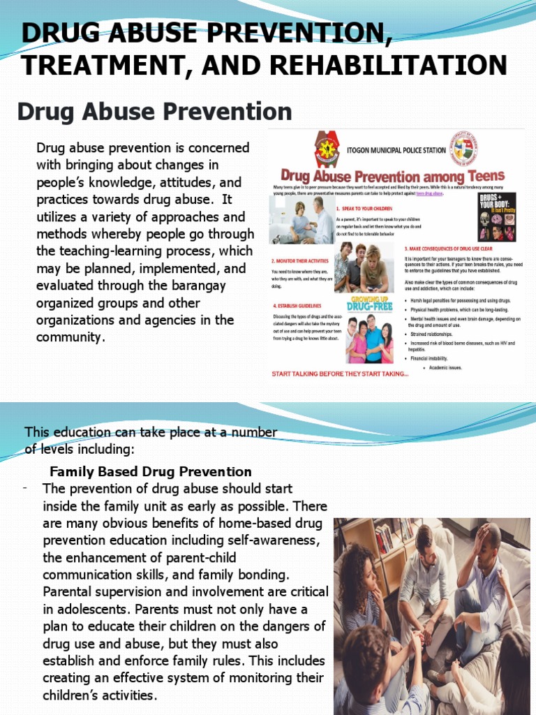 Drug Abuse Prevention and Rehabilitation | PDF | Drug Rehabilitation ...