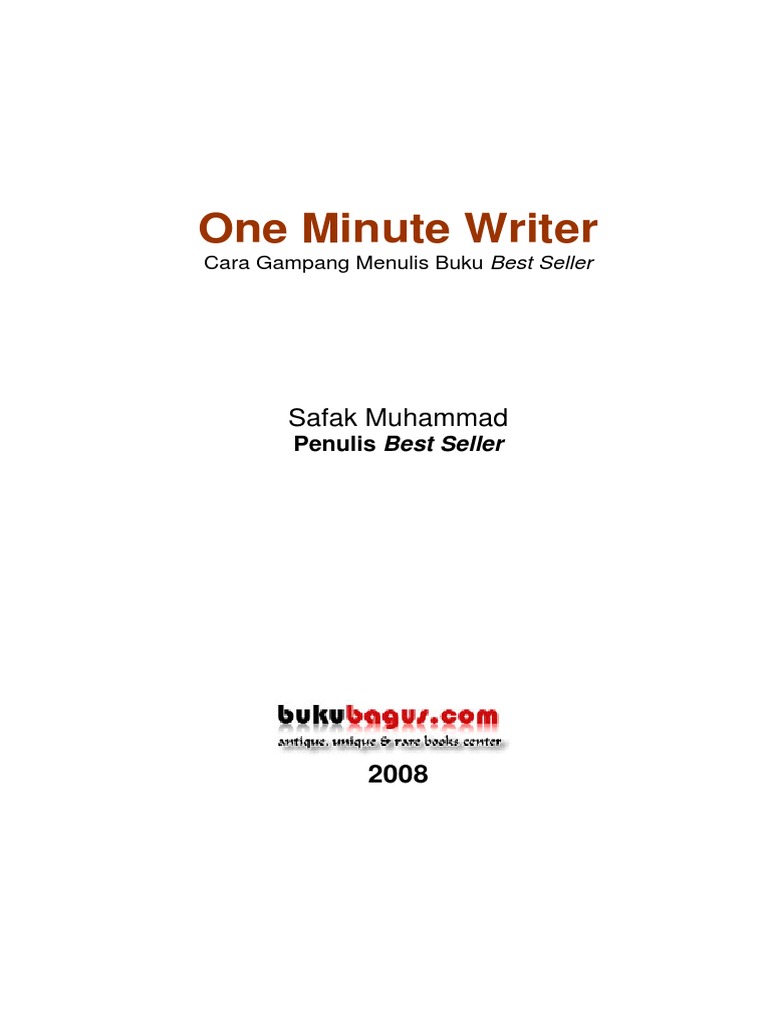 One Minute Writer | PDF