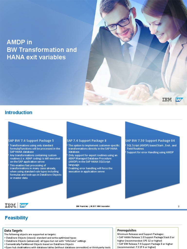 AMDP in BW Context | PDF | Databases | Subroutine