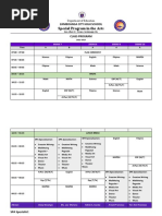 Special Program in The Arts (Spa) I. Vision and Mission A. Vision | PDF ...