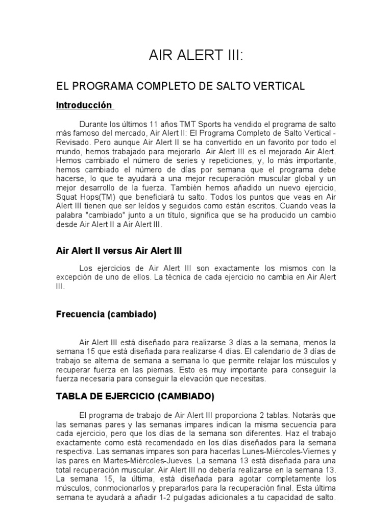 Air Alert III en Español | PDF | Vóleibol | Deportes