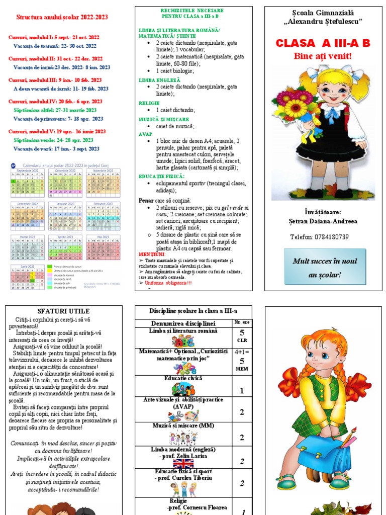 Pliant Clasa A III-A | PDF