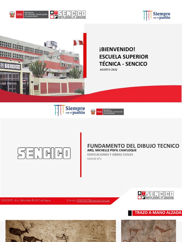 Sesion N°1 Fundamento Del Dibujo Tecnico - 081221 | PDF | Dibujo | Lápiz