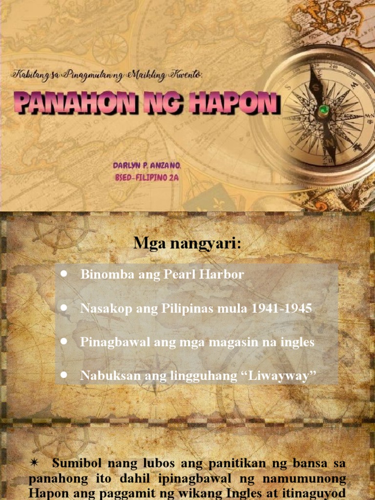 Panahon NG Hapon | PDF