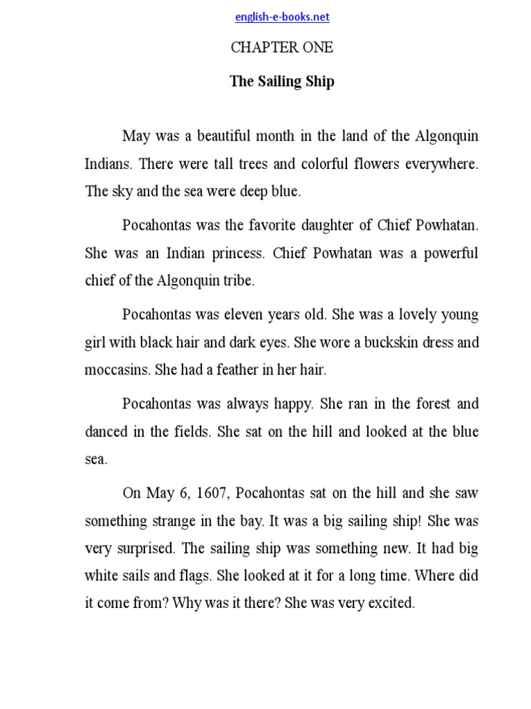 The True Story of Pocahontas-Kelly Reinhart | PDF | Jamestown, Virginia