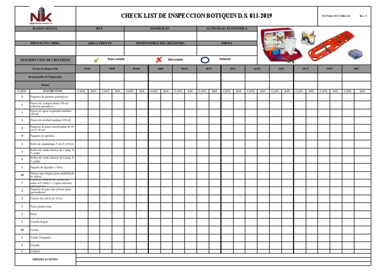 Check List De Botiquin Pdf - vrogue.co Check List De Botiquin Pdf - vrogue.co
