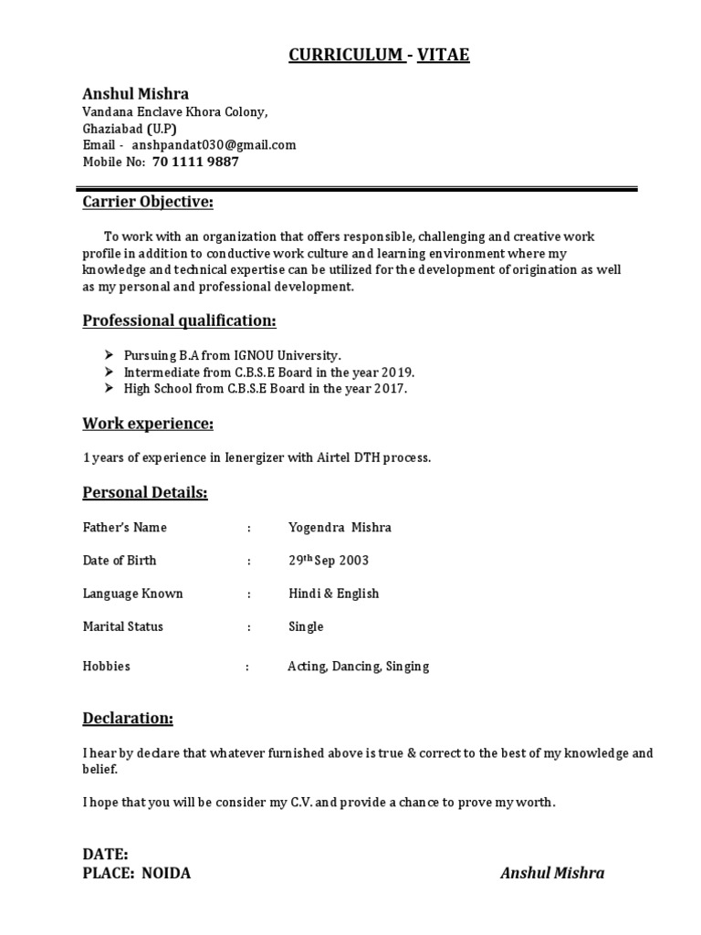 Anshul Resume | PDF