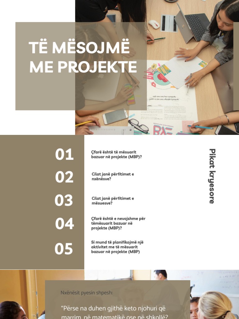 Te Mesojme Me Projekte | PDF