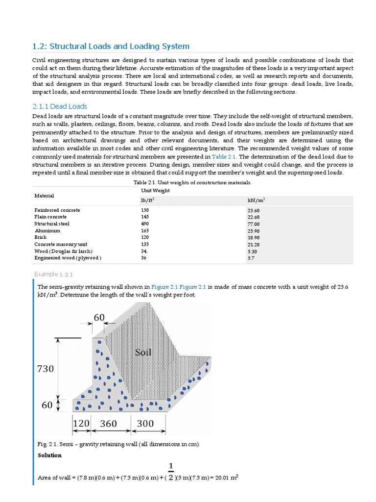 1.2 - Structural Loads and Loading System - Engineering LibreTexts | Download Free PDF | Snow ...