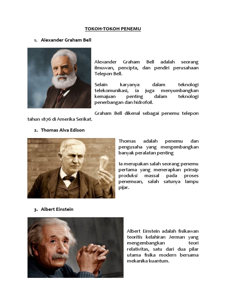 Tokoh-Tokoh Penemu Fisika Terkenal | PDF | Seni