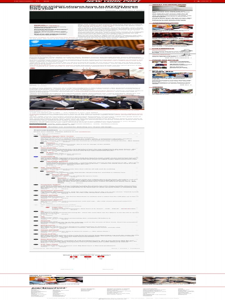 Police Union Fêtes 'Virtuoso' NYPD Commish Amid Warming Ties To City | PDF